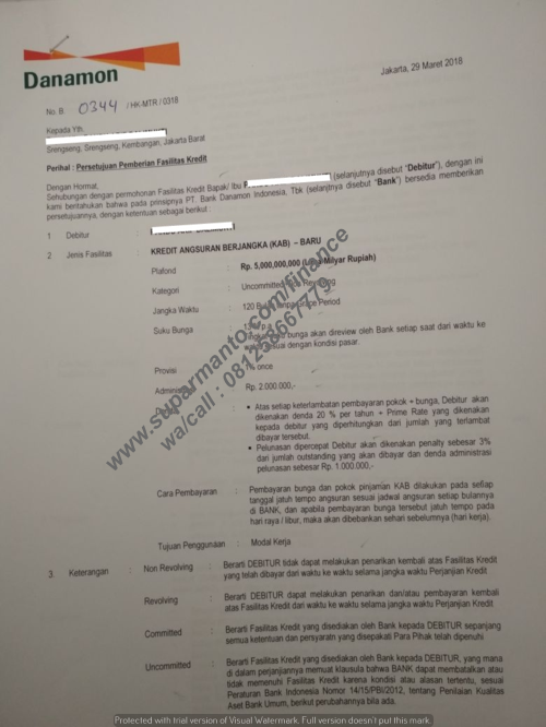 Pembiayaan Pinjaman Dana Talangan – Parmanto Gancis